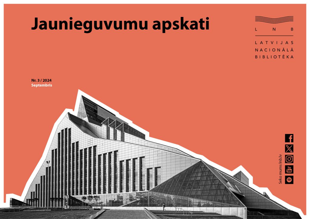 Klajā nākuši LNB Nozaru literatūras centra “Jaunieguvumu apskata ...